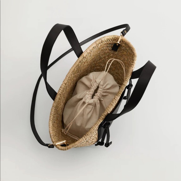 Mango | Bags | Toscana By Mango Double Strap Straw Basket Tote | Poshmark